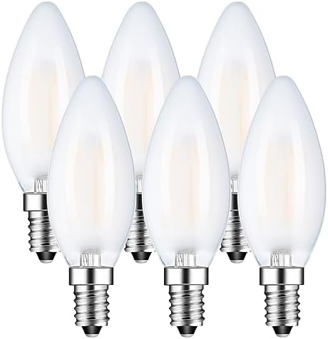 Sokkldccd E14 Led Light Bulb, SES Small Screw Candle Light Bulbs, 4W ...