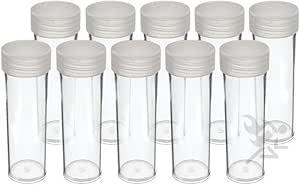Amazon.com: OnFireGuy 10pcs Coin Storage Tubes | Nickel Coin Tubes ...