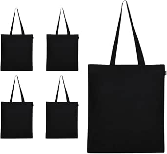 Amazon.com: EcoRight Resuable 100% Eco-Friendly Cotton Tote Bag ...