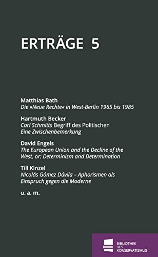 Erträge: Schriftenreihe der Bibliothek des Konservatismus, Band 5 eBook ...