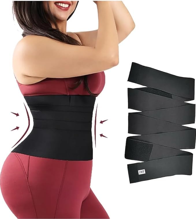 Buy FLYZZY Slim Belt for Women Belly Fat Elastic Waist Shaper for ...