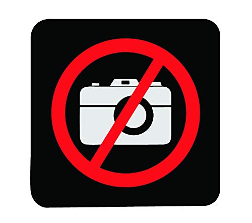 SIGN EVER Photography Restricted Logo Sign Board With Double side ...