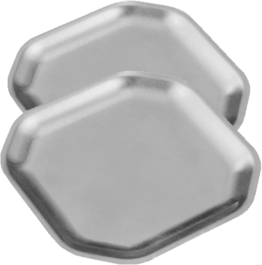 Amazon.com | AIYoo Dinner Plates Square Stainless Steel Divided Plates ...