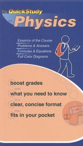 Physics (Quickstudy Books) Bklt Edition by BarCharts, Inc. published by QuickStudy (2007 ...