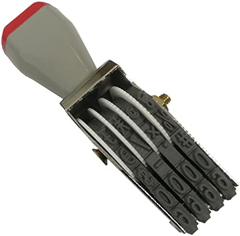 Amazon.com : WANLIAN 4 Digits Changeable0-9 Numbers & Symbol Rubber ...