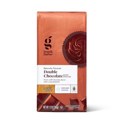 Amazon.com: Naturally Flavored Double Chocolate Light Roast Ground ...