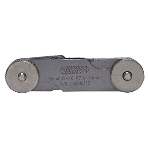 Insize Range 7.5-15 mm Radius Gauge 4801-16 Analog Thermometer : Amazon ...