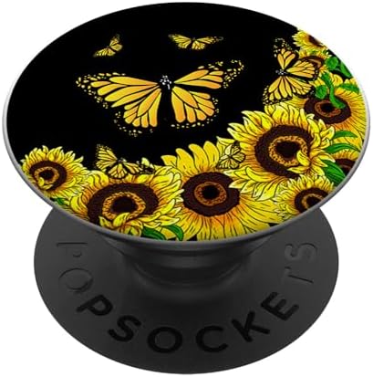 Amazon.com: Monarch butterflies PopSockets PopGrip: Swappable Grip for ...