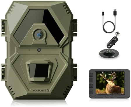 Amazon.com: KJK Trail Camera 36MP 2.7K, Mini Game Camera with Night ...