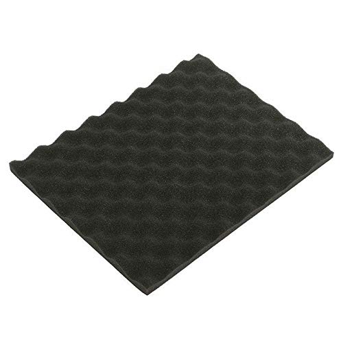 WHIZZO 1X(6PCS Black Acoustic Eggshell Foam Sound Absorption Treatment ...