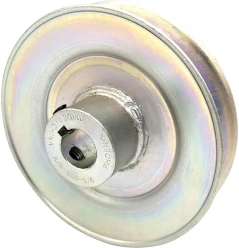 Amazon.com: Phoenix V-Belt Pulley - 5/8in. Bore, 5in. Outside Dia ...