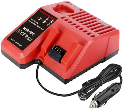 Car Charger for Milwaukee M18 18V & M12 12V Battery Charger, Multi ...
