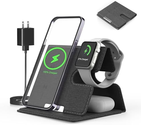 Amazon.com: 3 in 1 Wireless Charging Station for Multiple Devices ...