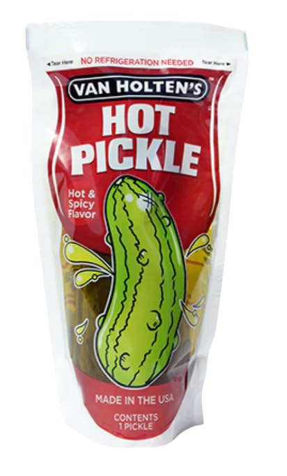 Amazon.com: Van Holten's Hot Pickle Heart Dill Flavor NET WT 5 oz