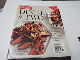 America's Test Kitchen Magazine Dinner for Two Issue (2018): Amazon.com ...