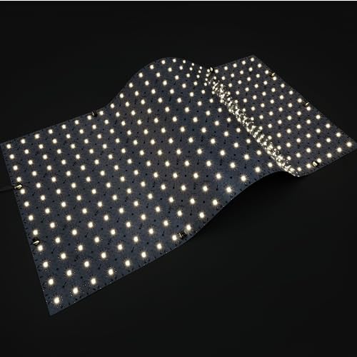 Amazon.com: FluFlux 12"x24" LED Flexible Sheets 4000K (4-Pack), 22W ...