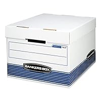Bankers Box 30 Pack STOR/FILE Medium-Duty File Storage Boxes, FastFold ...