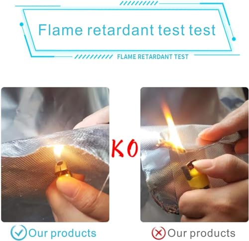 Snapklik.com : Ummickl Adhesive Backed Aluminized Fiberglass Heat Sheet ...