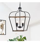Ejerlya Gold Crystal Chandelier Industrial Pendant Light 11.81 inch ...