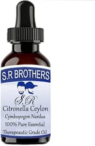 Amazon.com: S.R Brothers Citronella,Ceylon (Cymbopogon Nardus) Pure ...