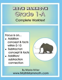 Math Mammoth Grade 1-A Complete Curriculum: Maria Miller: Amazon.com: Books