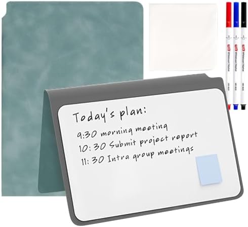 Elezeal A5 Dry Erase Whiteboard, Portable Small Whiteboard Notebook ...