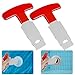 Amazon.com: Feoang 2PCS Pool Plug Removal Tool-Metal Pool Spa Jet ...
