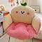 Amazon.com: LYFJMUS Cute Cartoon Chair Cushion with Backrest Comfy Lazy ...