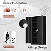 Amazon.com: Atripark Metal Storage Cabinet with Doors and Shelves, 72 ...