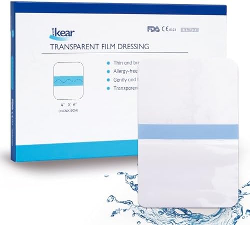 Amazon.com: Large Waterproof Bandages Clear Dressings Tattoo Tape ...