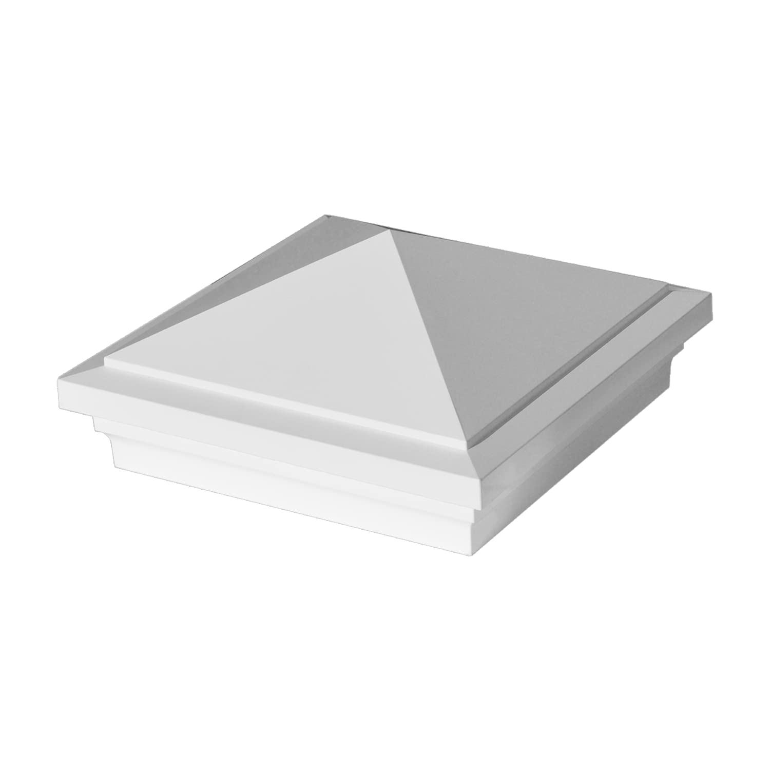 Fiberon 5x5 Pyramid Top Post Cap Downward Light - Tranquil White 5x5 ...