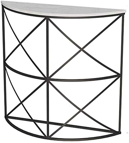 Table Multipurpose Console Table For Entryway Half Moon Half Round ...