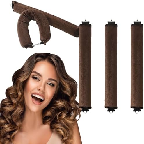 Amazon.com : Kitsch Heatless Hair Curler for Overnight Curls - 6 pcs ...