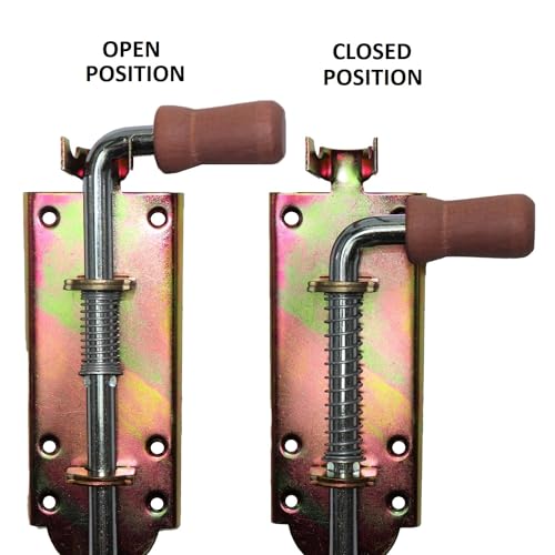 Cotarba Gate Drop Bolts Heavy Duty Gate Bolt Spring Loaded Bolt for ...
