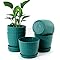 Amazon.com: UOUZ 7'' Plant Pots Bulk, 6 Pack Plastic Planters with ...