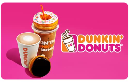 Amazon.sg: S$10 Dunkin Donut Gift Card - Delivered via email: Gift Cards