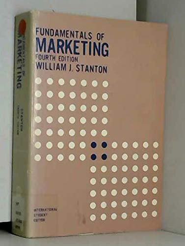 Fundamentals of marketing: Stanton, William J: 9780070608627: Amazon ...
