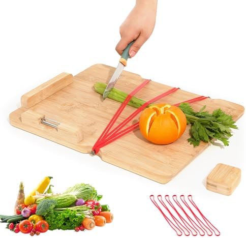 Amazon.com: JFNoraiva One-Handed Cutting Board, Adaptive Cutting Board ...