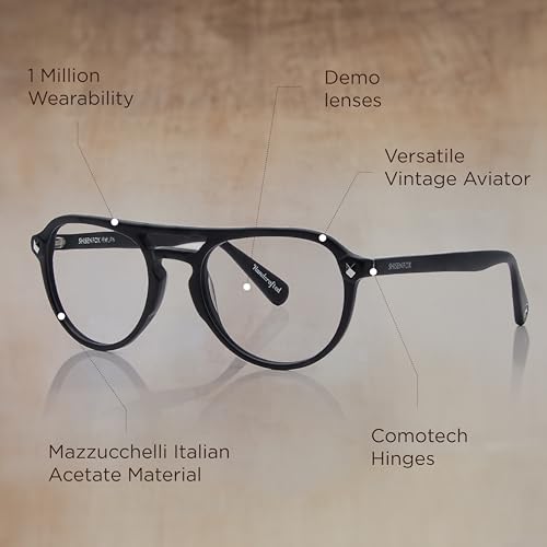 Shisen Fox KAIZEN Versatile Vintage Aviator Frames for eyeglasses ...