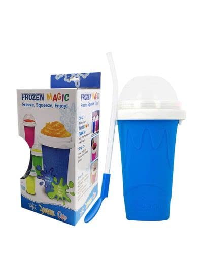 Buy Frozen Magic Slushy Maker Squeeze Cup Portable Silica Freeze Mug ...