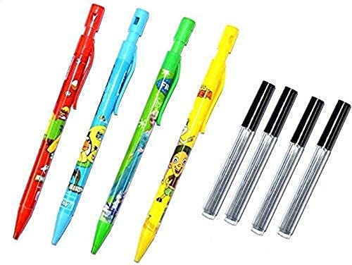 Cartoon Mechanical Pencil with 2mm Lead (Pack of 8) – Retractable ...