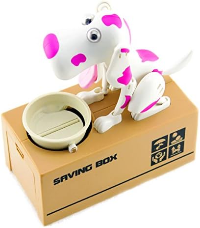 Amazon.com : My Dog Piggy Bank - Robotic Coin Munching Toy Money Box ...
