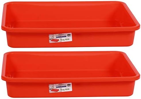 NETXE Unbreakable Multipurpose Plastic Tray Big/Large Size ...