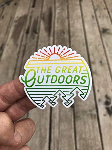 Amazon.com: The Great Outdoors Sticker, Laptop Sticker, Water Bottle ...