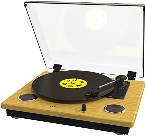 Record Player for Vinyl with Built In Speakers, Bluetooth Record Player ...