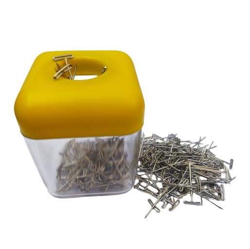 Pin Clip Magnetic Holder Dispenser Magnetic Paper Clip & Pin Holder ...