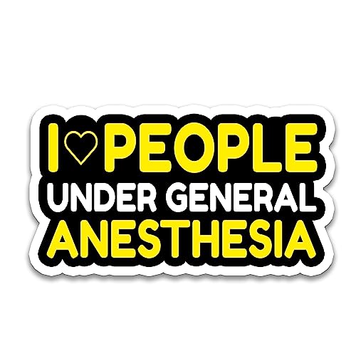 Amazon.com: Miraki I Like People Under General Anesthesia Sticker ...