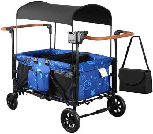 Amazon.com: Fulgutonit 4 Seater Wagon Stroller,Baby Wagon for 4 Kids ...