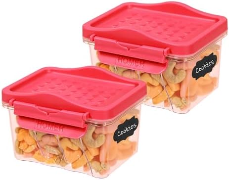 Amazon.com: Hushee 4 Pcs Commercial Food Storage Containers Round PP ...