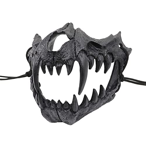 Snapklik.com : Japanese Half Mask - Black Tiger Mask,Ye Yaksha Dragon ...